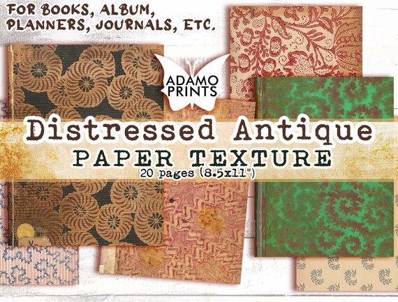 Distressed Antique Paper Texture Grunge Digital Paper Junk - Etsy