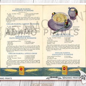 Ancient Food Cookbook, Recipe Digital, Printable Images, Vintage Image ...