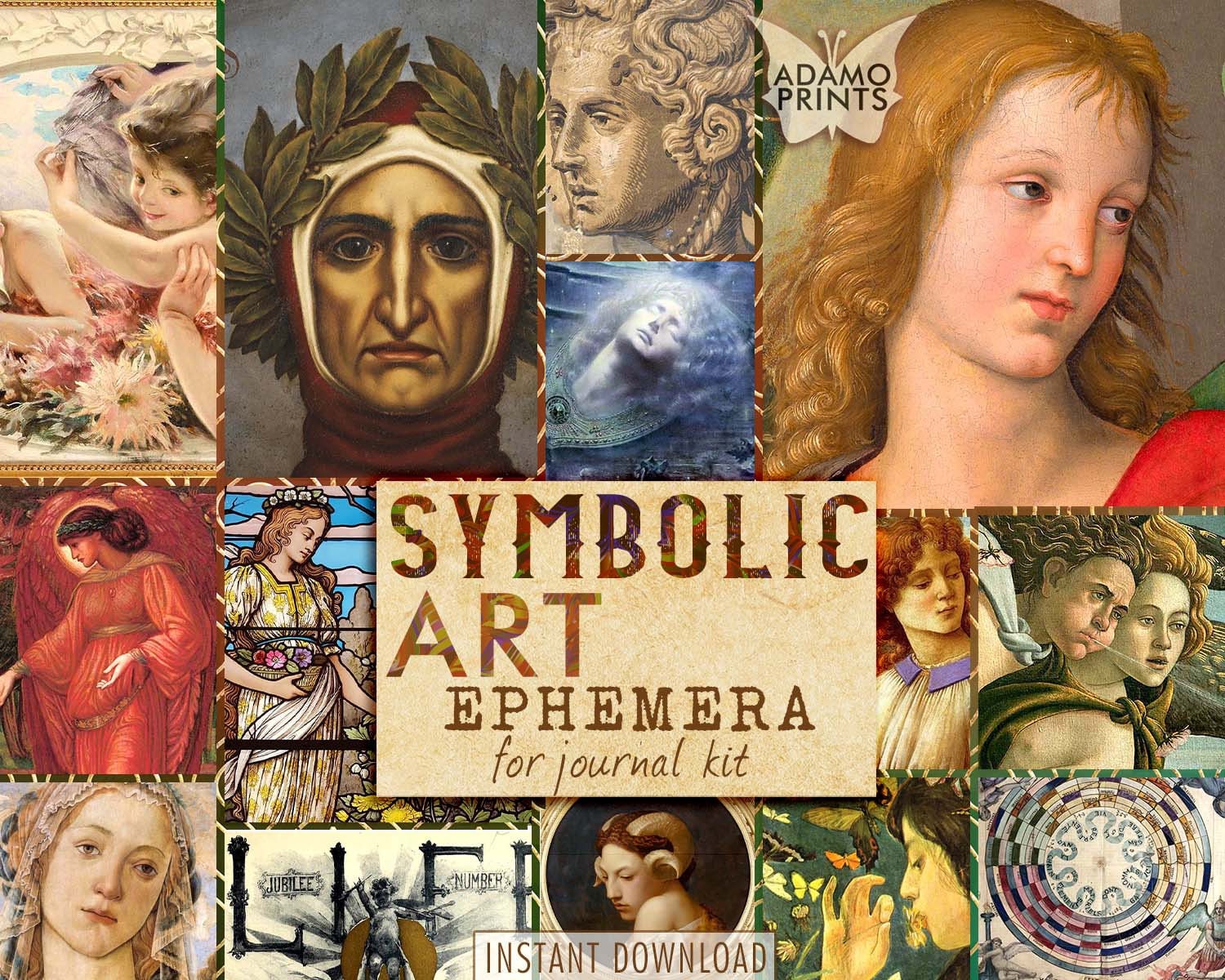 Symbolic Art Pastel Art Magic Digital Theosophy Digital - Etsy