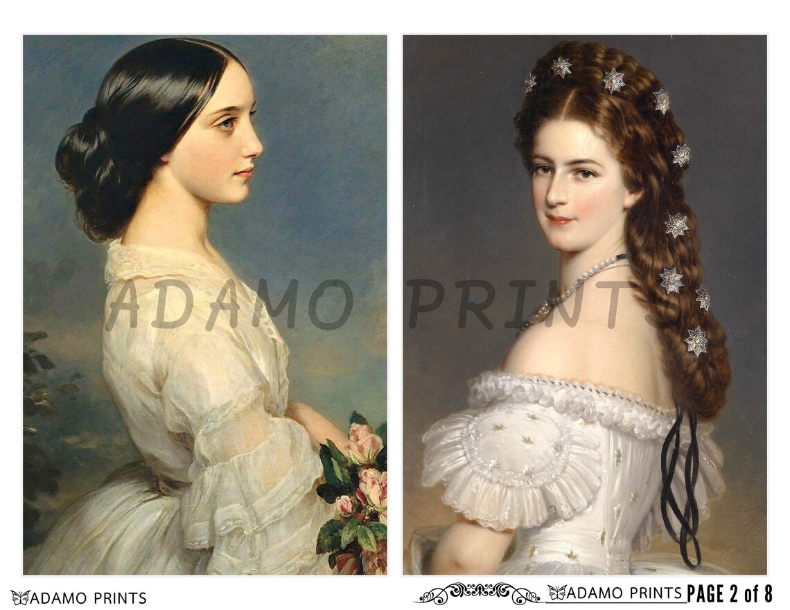 Exclusive Portrait by Franz Xaver Winterhalter, Princess, Royal Family ...