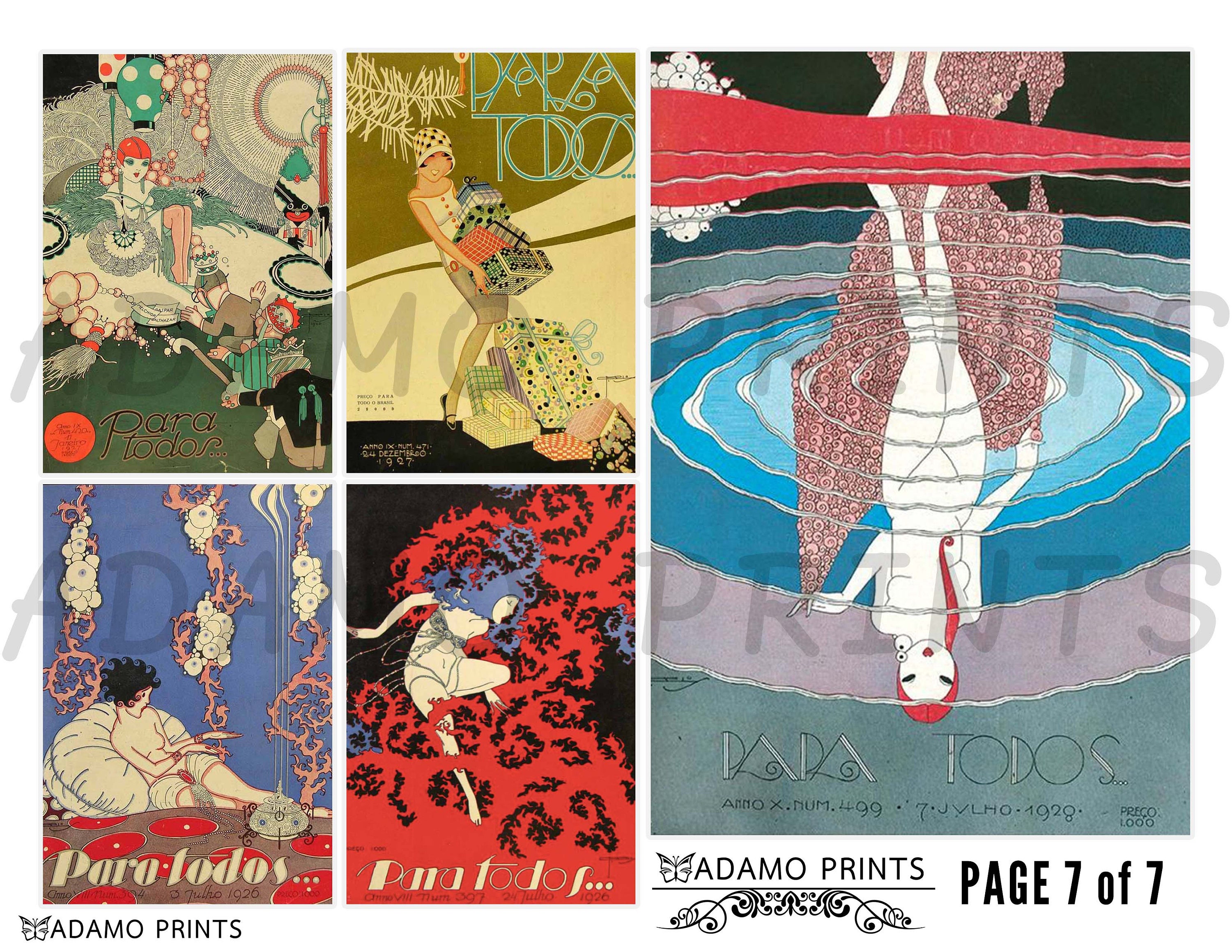 Para Todos Magazine Covers Magazine Digital Vintage Art - Etsy