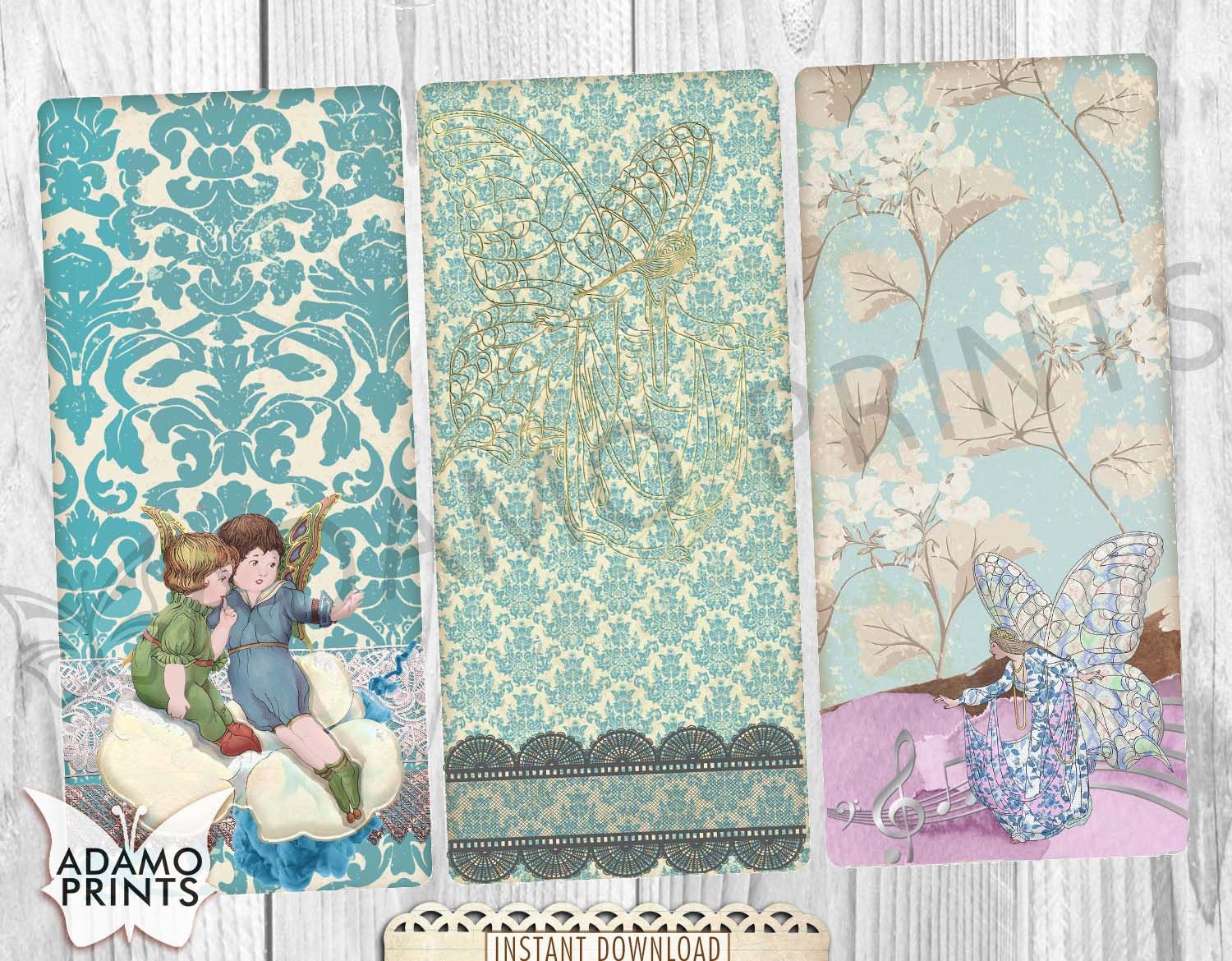 Shabby Antique Journal Card Vintage Tags Journal Kit | Etsy