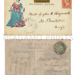 Vintage Postcards, Old Postage Digital, Printable Postcards, ATC ...