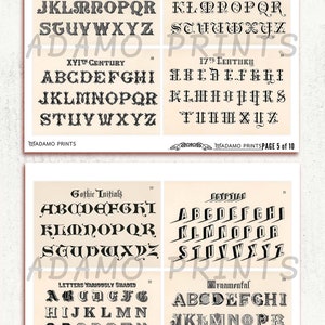 Antique Alphabet, Alphabet Digital, Rare Book Page, Antique Alphabets ...