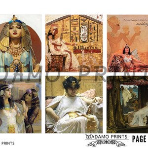 Cleopatra, Vintage Art, Digital Images, Digital Collage, Ephemera ...