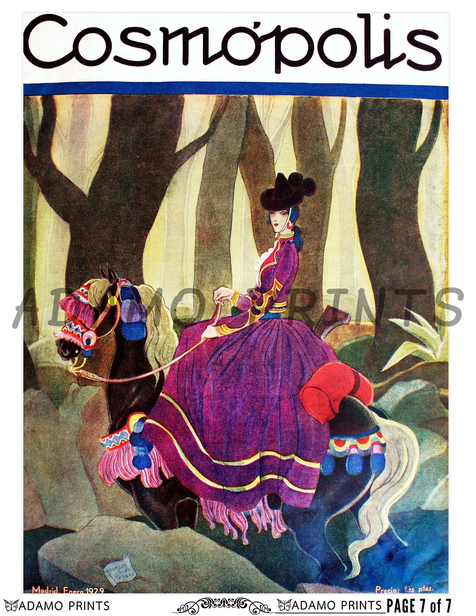 Old Fashion Magazine Cover, Magazine Digital, Vintage Art, Digital ...