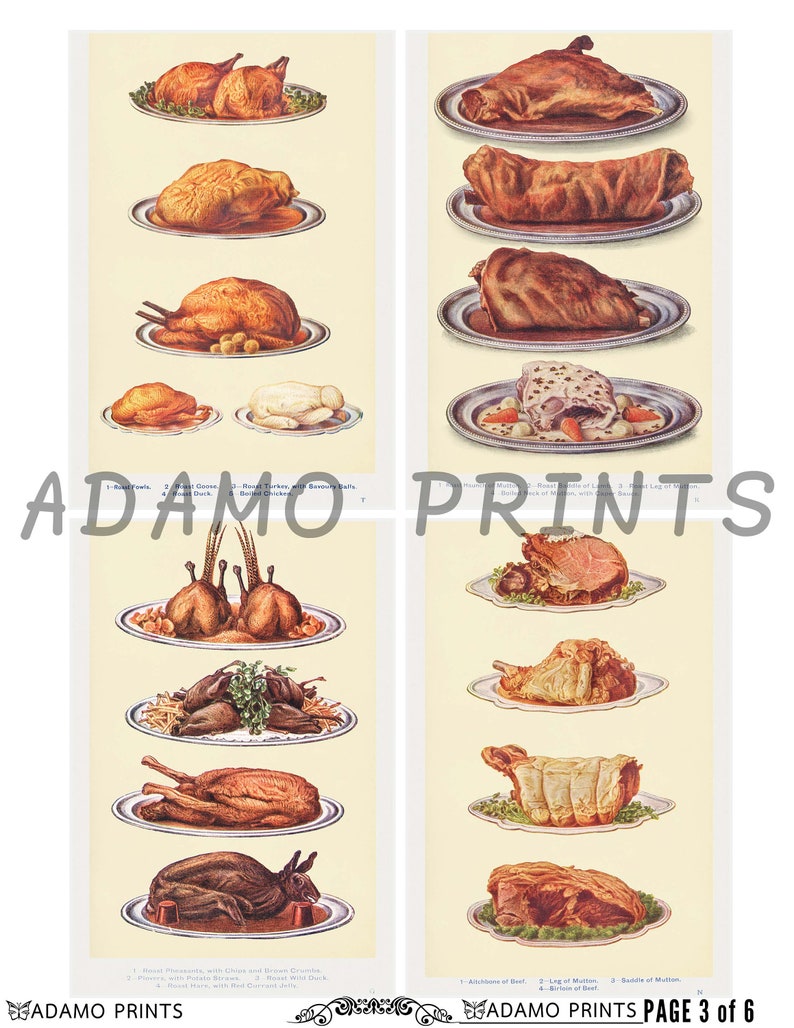 Mrs. Beeton's Book of Cookery Cookbook Recipe Printable | Etsy