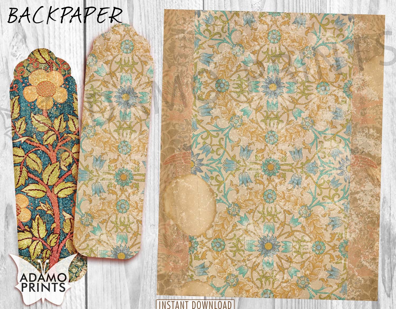 Victorian Grunge Tag Kit Digital Tag Victorian Ephemera | Etsy