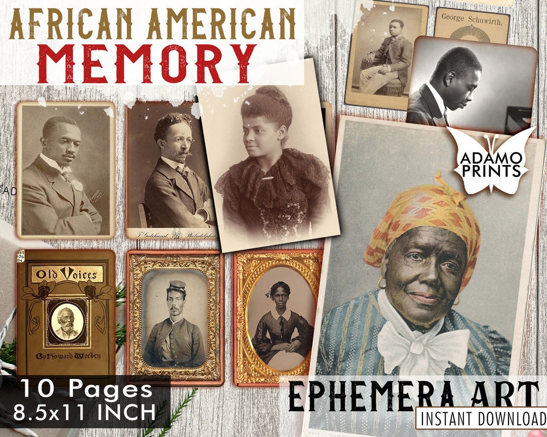 Vintage African American Memory, Digital Images, Vintage Photos ...