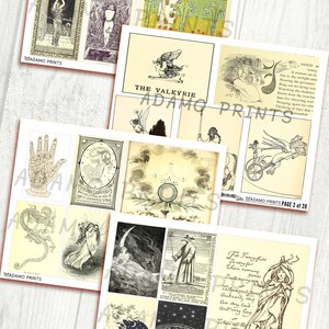 Magic & Superstition Ephemera Pack, Wichcraft, Horror, Paranormal ...