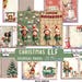 Christmas Elf Journal Pages, Holiday Journal Kits, December, Festive ...