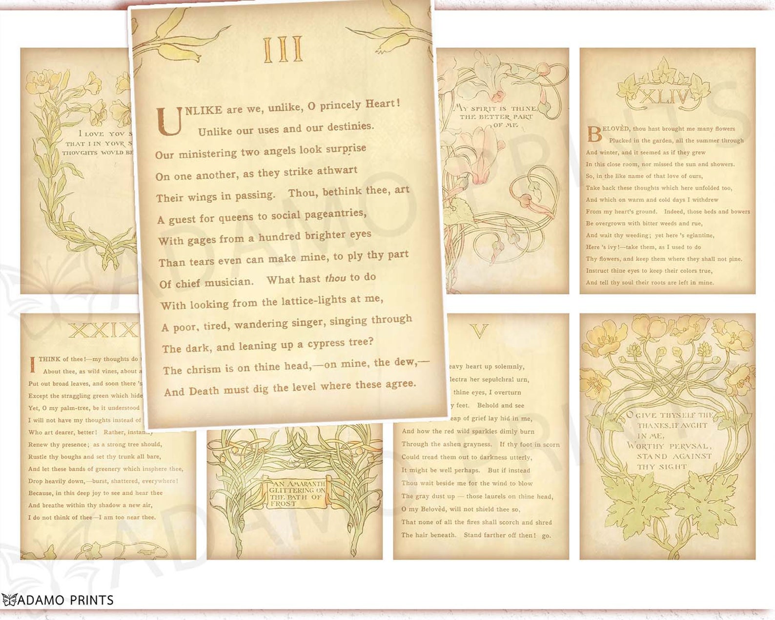 Sunflower Poem Journal Kit Journal Page Ephemera Flower - Etsy