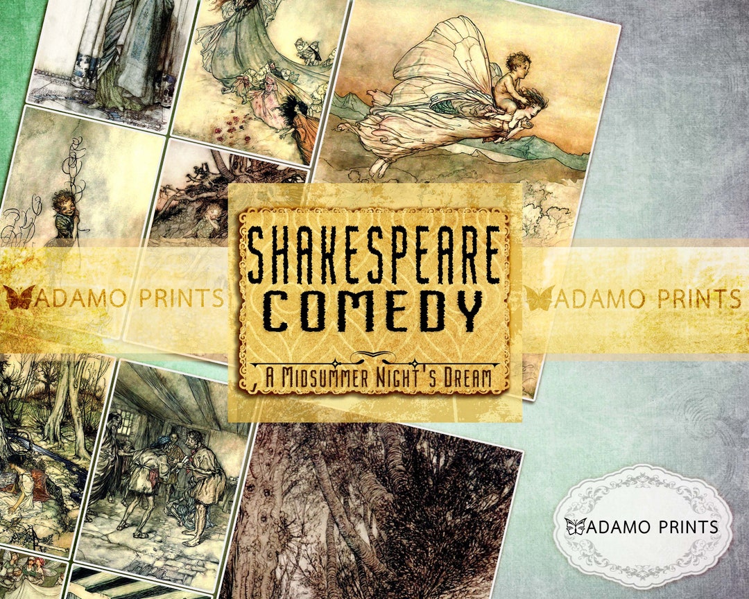 Shakespeare Comedy, A Midsummer Night's Dream, Digital Images, Shabby ...