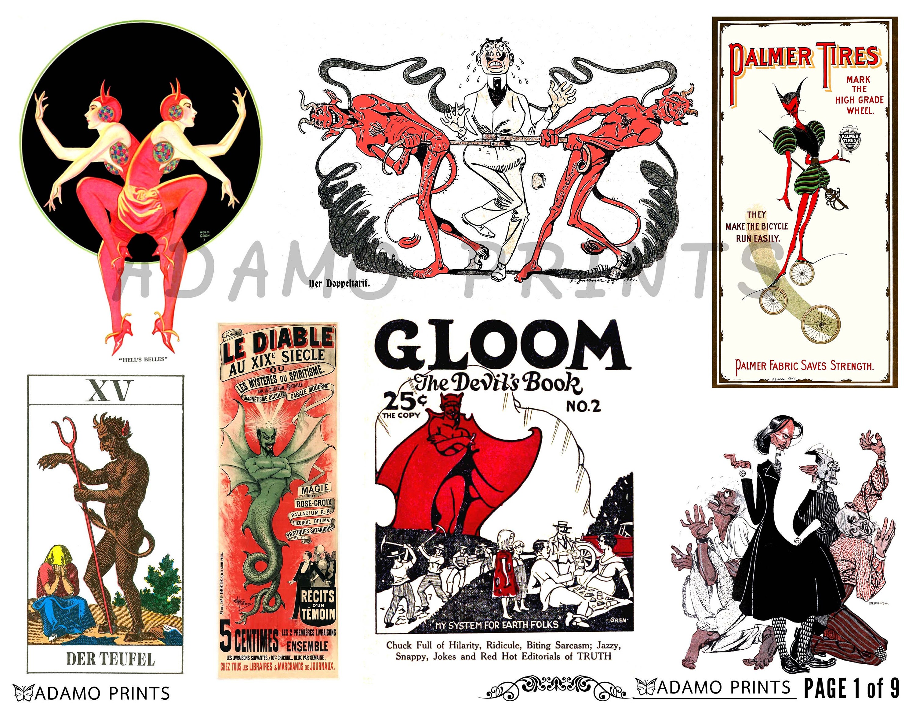 Vintage Devil Artwork