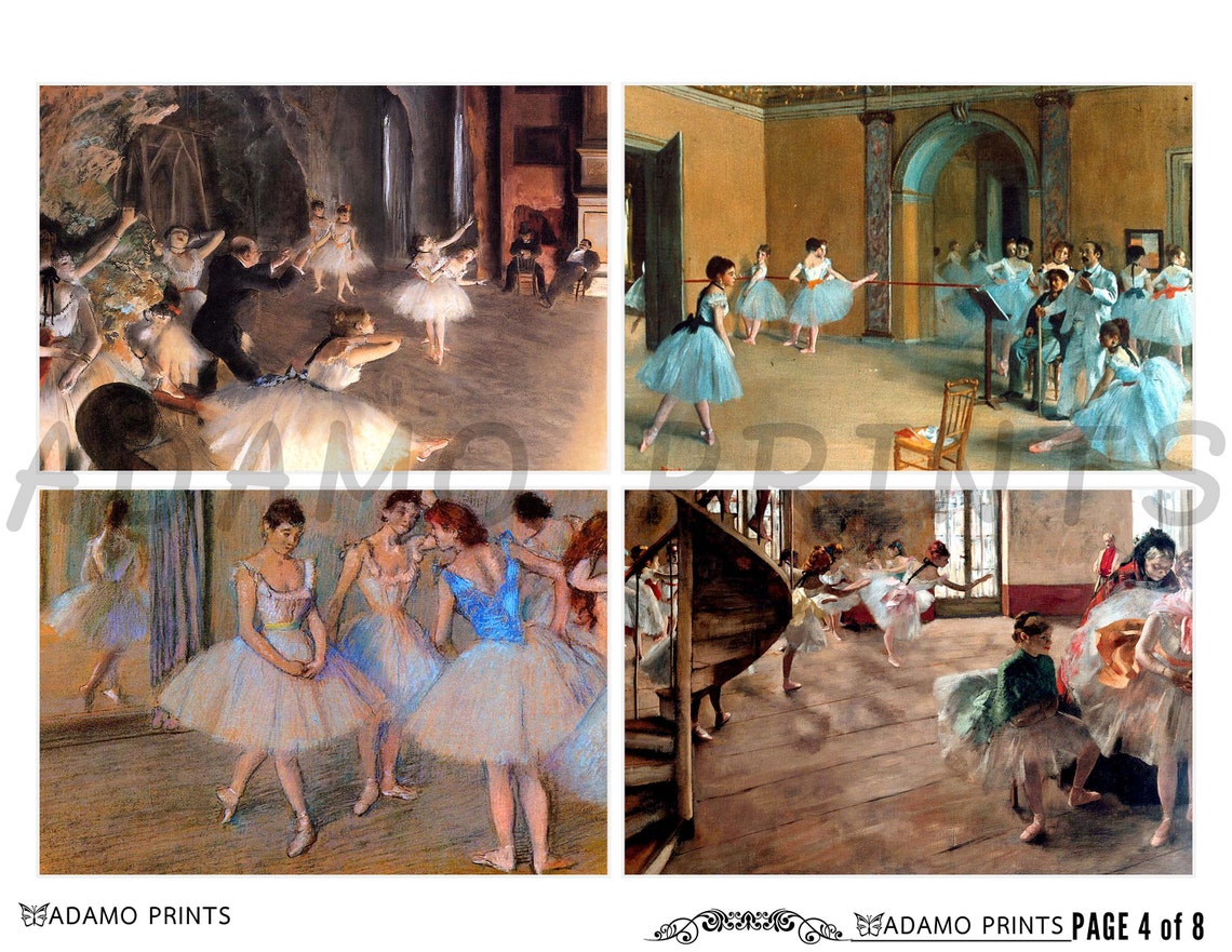 Ballerina Dance Classic Ephemera Digital Ephemera Printable - Etsy