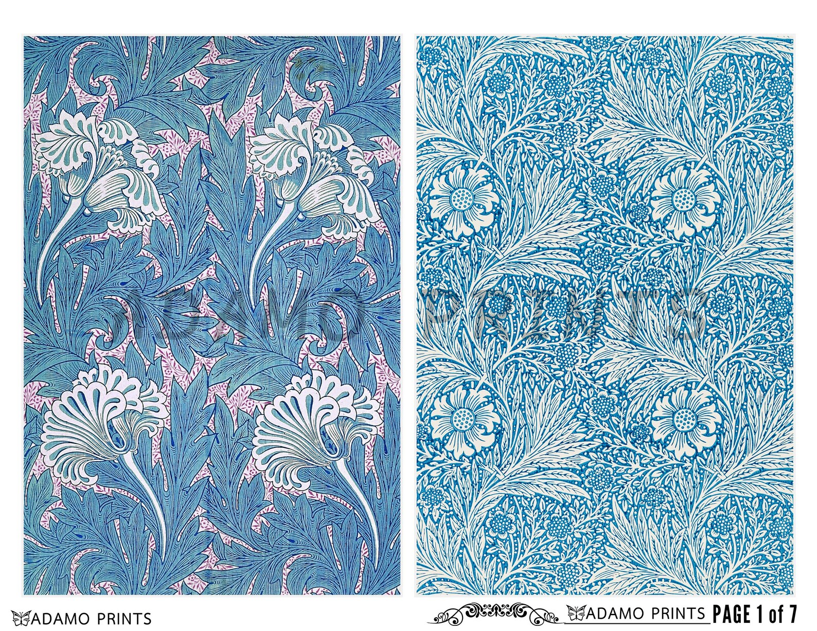Victorian Wallpaper by William Morris, Digital, Classic, Printable ...