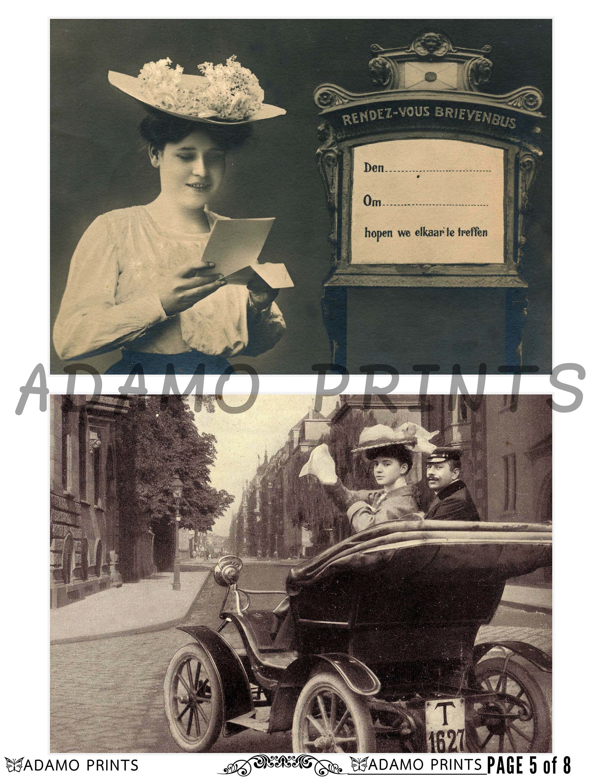 Ephemera Memory Set2 Vintage Photo Digital Ephemera Classic - Etsy