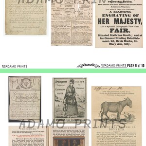 Ephemera Typography Embellishment, Scrapbook, Junk Journaling Digital ...