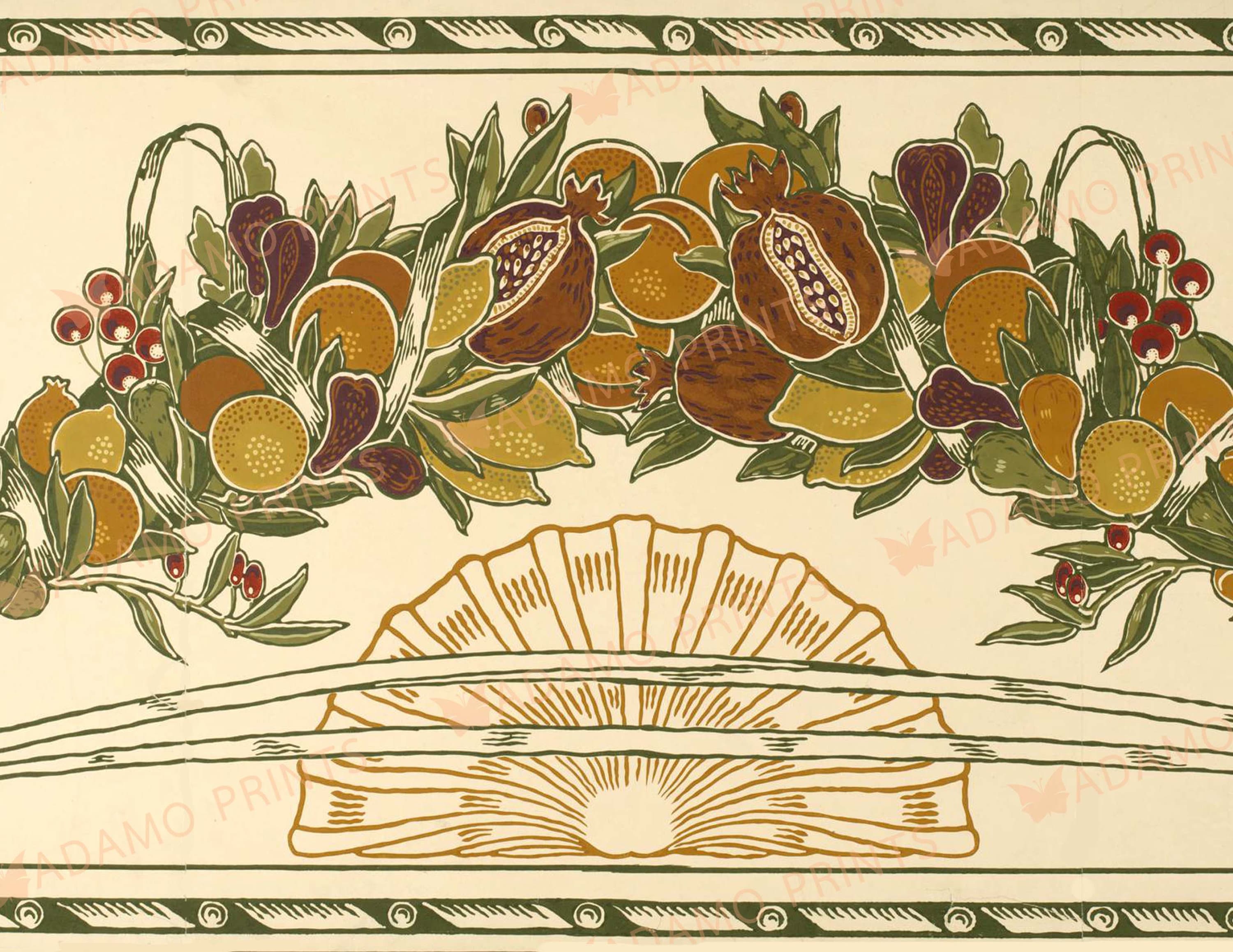 Flower Blossoms End Paper Paper for Journal Kit Antique | Etsy