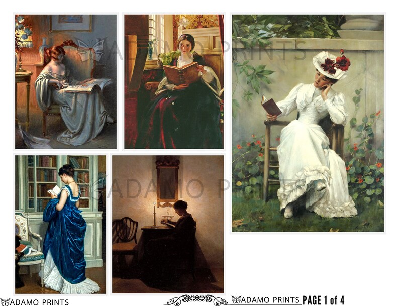 The Art of Reading Set1, Victorian Era, Digital Ephemera Classics ...