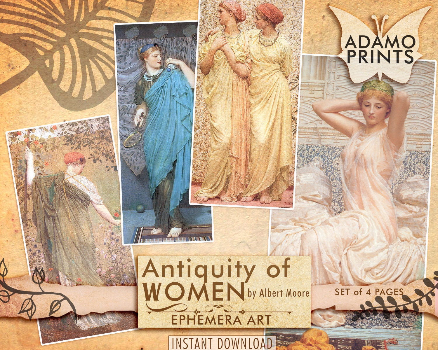 Antiquity Women Ephemera Classics Victorian Women Vintage - Etsy