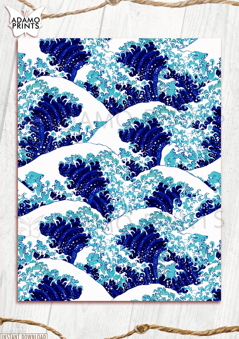 Japanese Textile Pattern Wallpaper Digital Digital Paper | Etsy