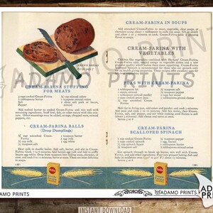 Ancient Food Cookbook, Recipe Digital, Printable Images, Vintage Image ...
