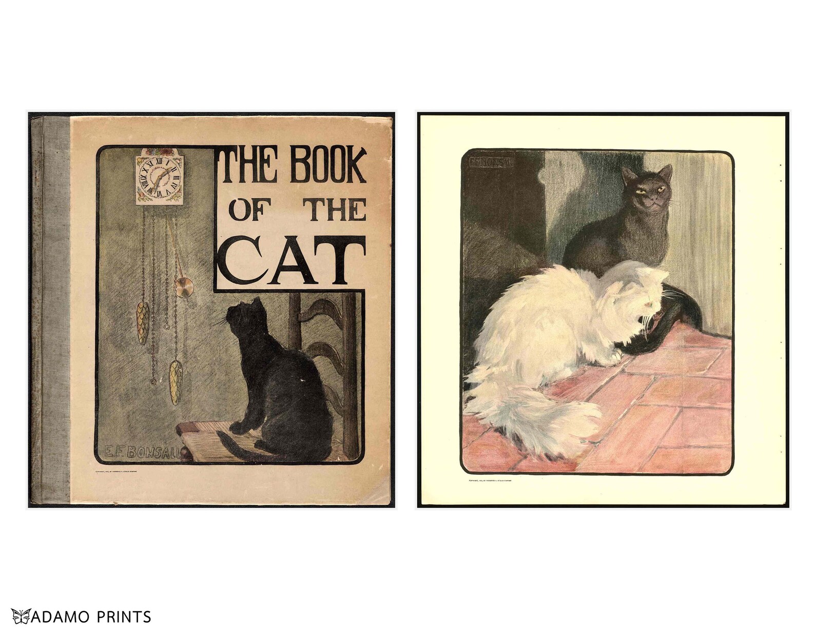 The Book of the Cat Book Page Children Book Digital - Etsy