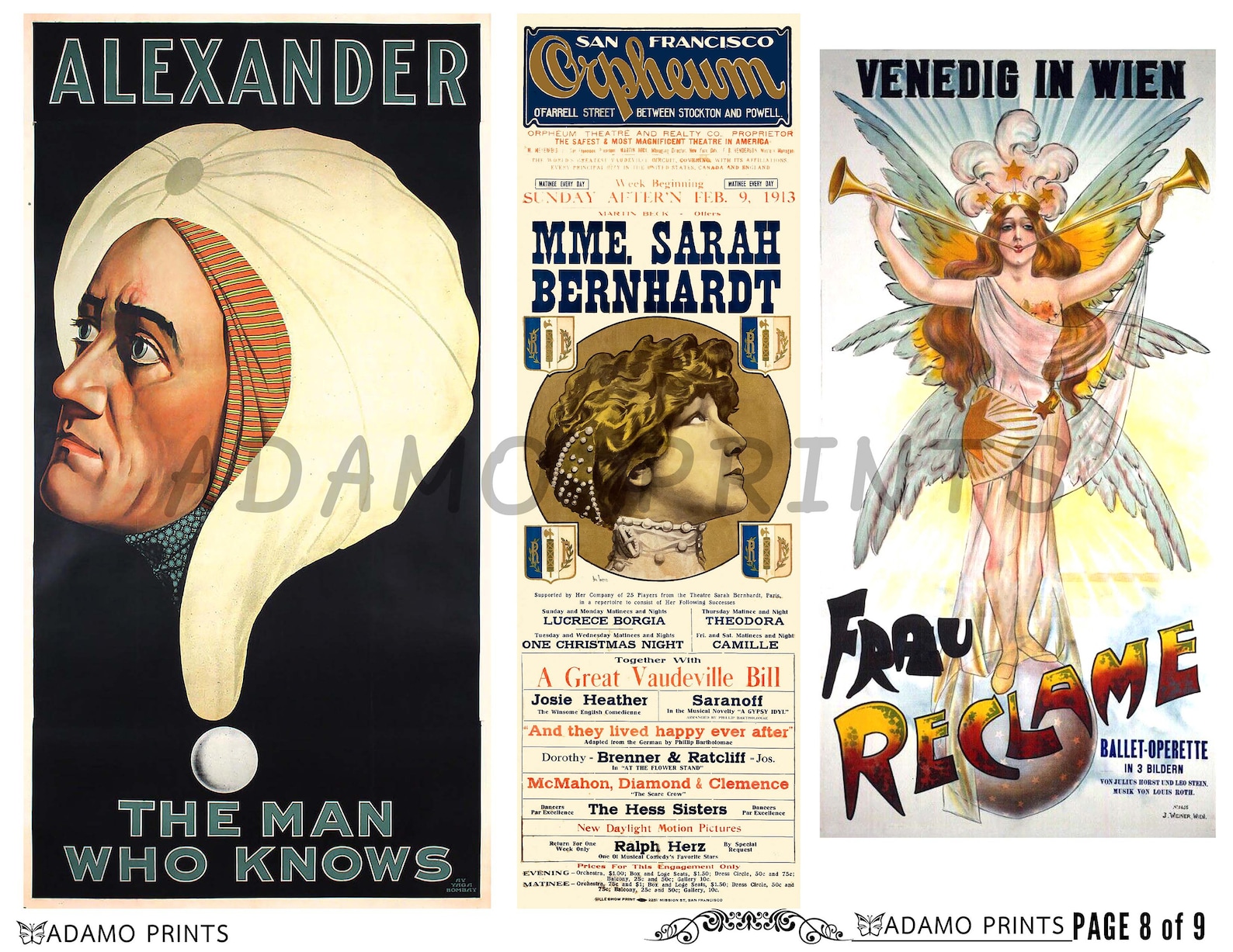 Vintage Show Digital Images Vintage Art Ephemera Classics - Etsy