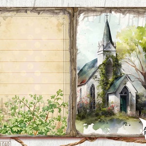 Christian Faith Junk Journal Kit, Prayer Journal, Jesus, Collage Sheets ...