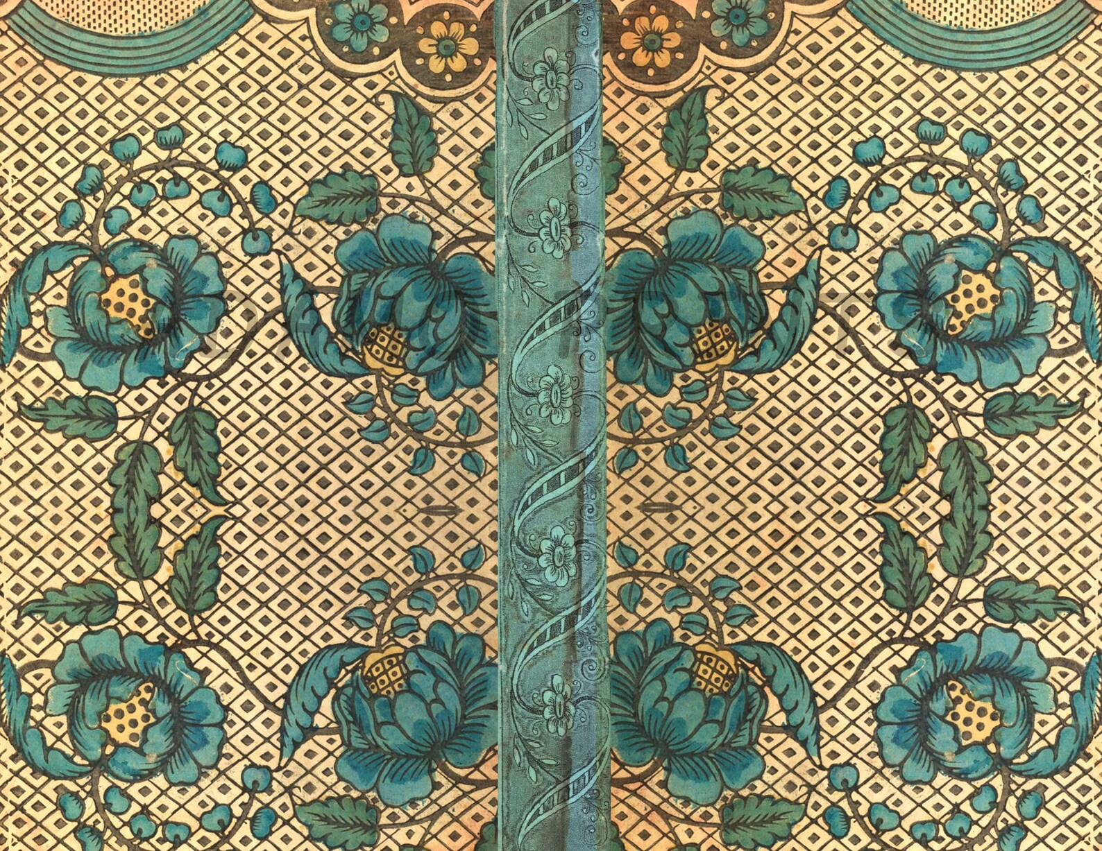 Flower Bookbinding Journal, Vintage Book Cover, Ephemera Classics ...