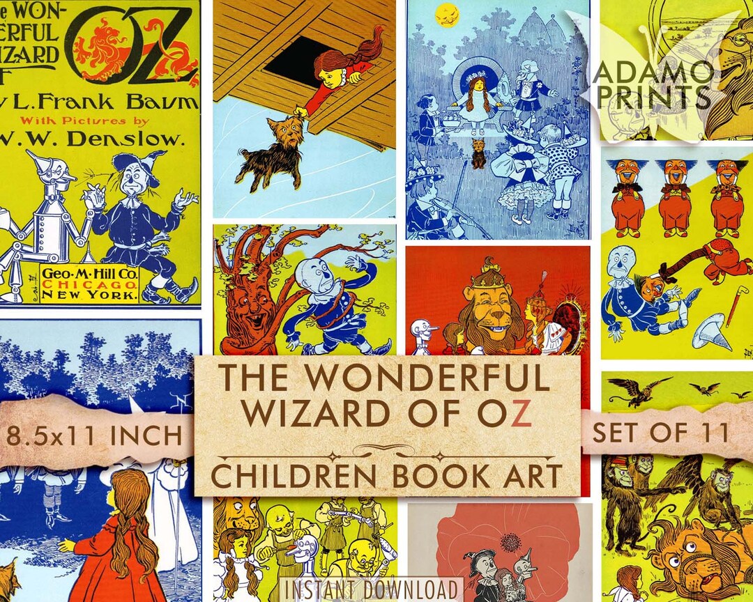 The Wonderful Wizard of Oz, Children Digital Book, Ephemera Classics ...