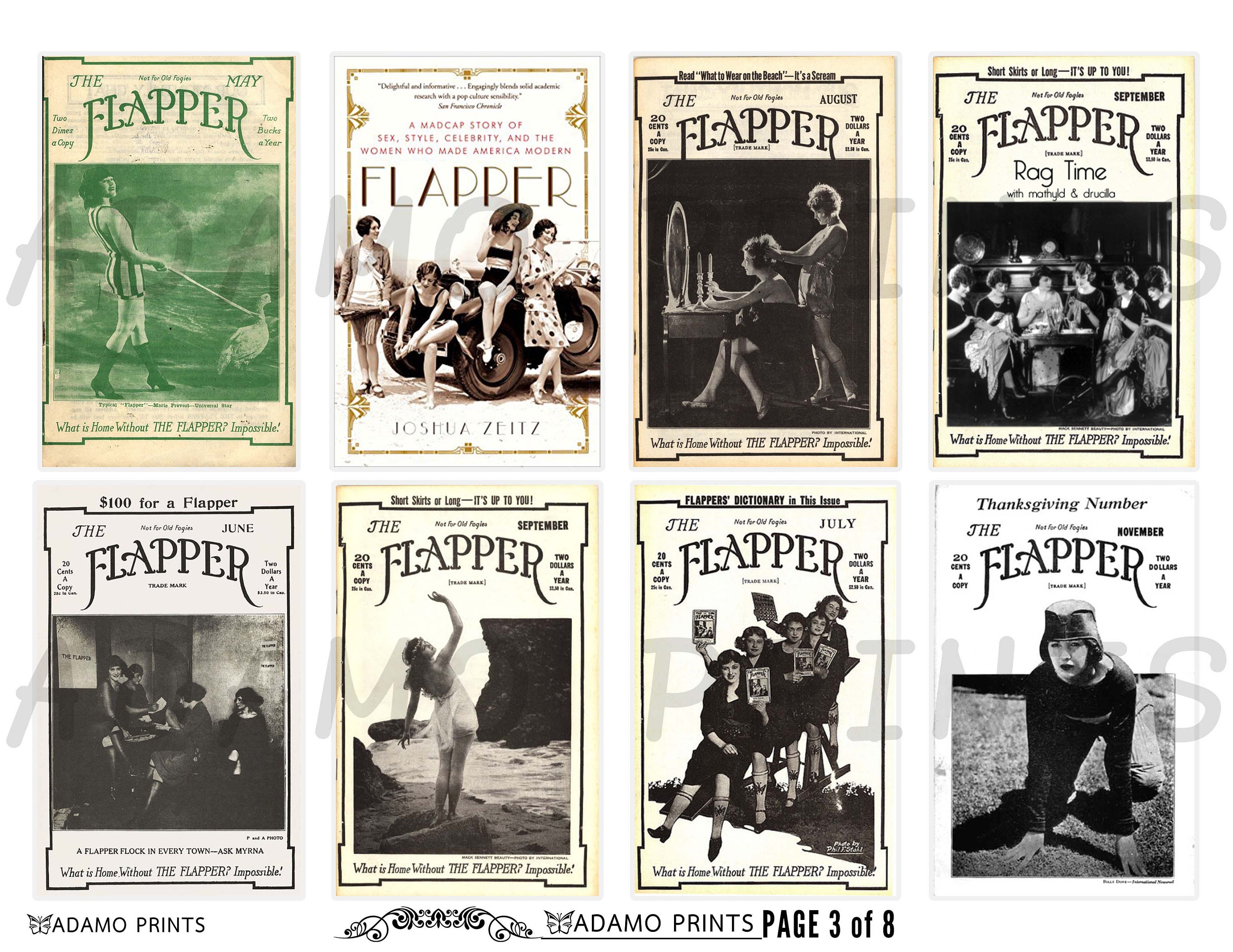 Flapper Story Vintage Photo Ephemera Classics Digital - Etsy