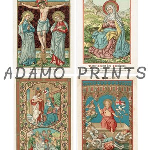 Holy Faith Cards, Prayer Card Digital, Ephemera Classics, Digital ...
