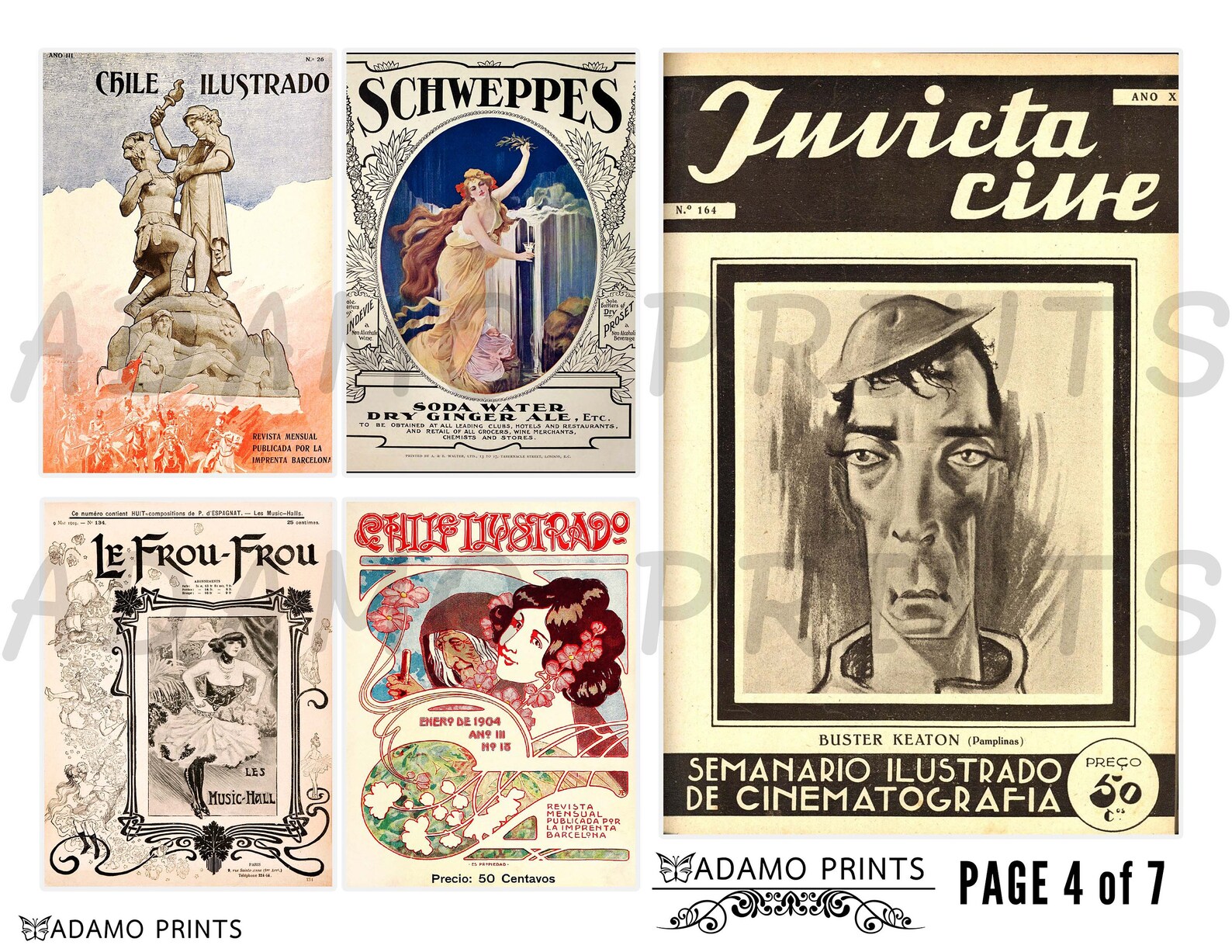 Antique Magazine Cover Magazine Digital Vintage Art Digital - Etsy