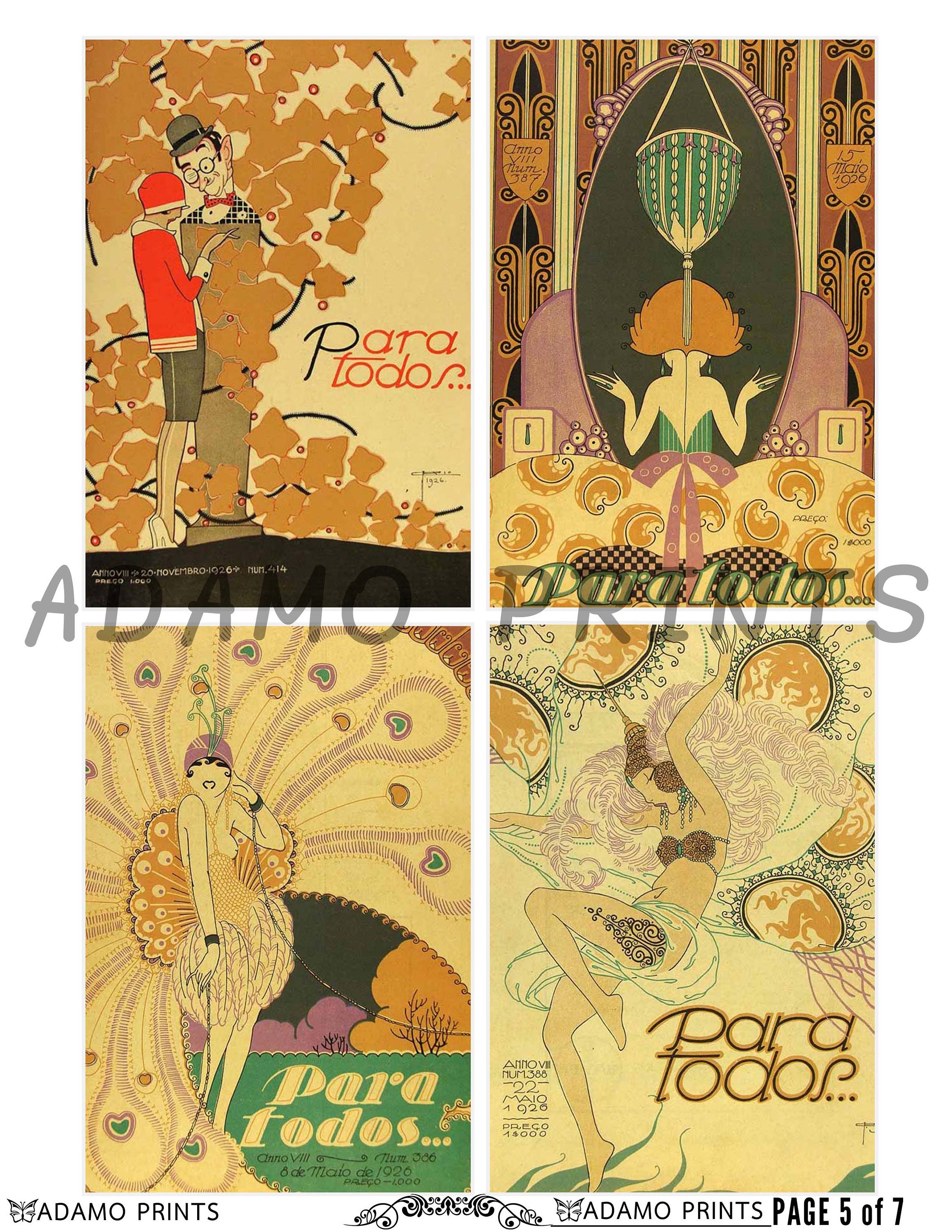 Para Todos Magazine Covers Magazine Digital Vintage Art - Etsy