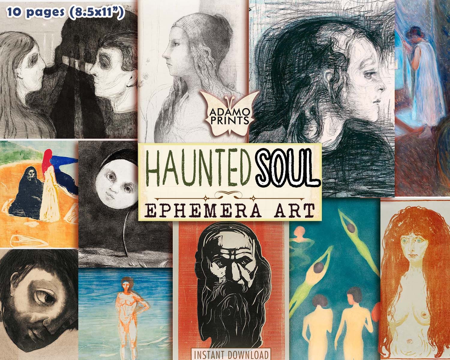 Haunted Soul Paranormal Occult Spirit Evil Ephemera - Etsy