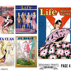 Old Fashion Magazine Cover, Magazine Digital, Vintage Art, Digital ...