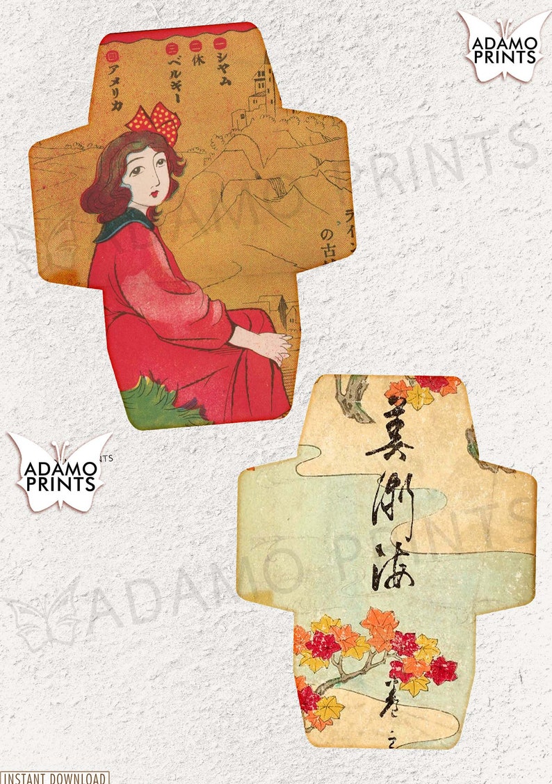 Vintage Japan Journal Kit Japanese Journal Page Asian | Etsy