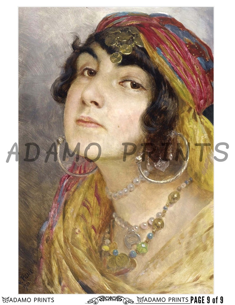 Vintage Gypsy Boho Vintage Style Ephemera Classic Vintage - Etsy