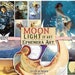 Moonlight in Art, Vintage Moon, Moon Ephemera, Art Deco, ATC Cards ...