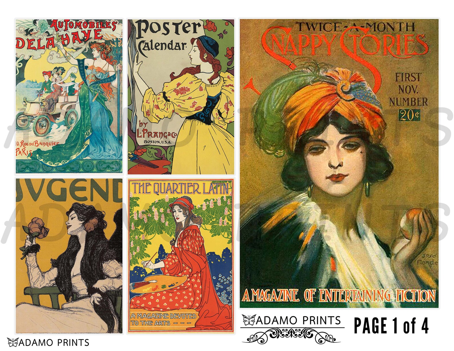 Boho Vintage Style, Ephemera Classic, Gypsy, Vintage, Classic, Digital ...