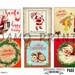 Christmas Time, December, Christmas Cards, Collage Sheet Christmas ...