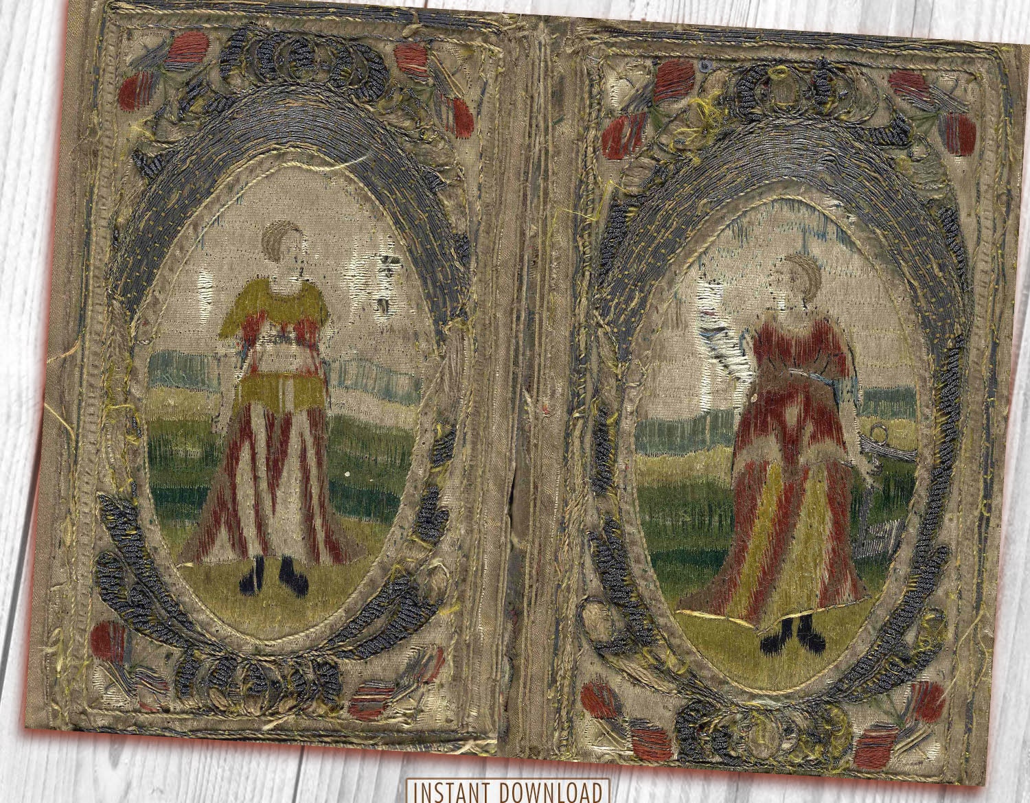 Motif Book Cover Journal Kit Vintage Bookbinding Ephemera - Etsy