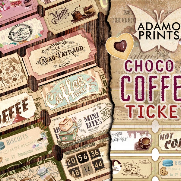Coffee Ticket - Etsy