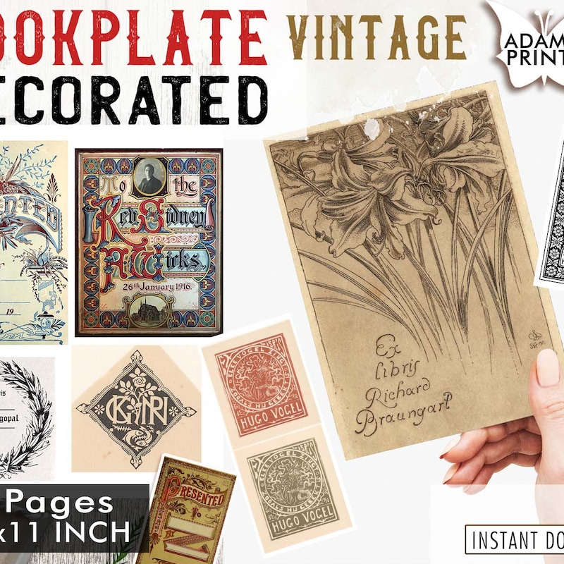 Bookplates - Etsy