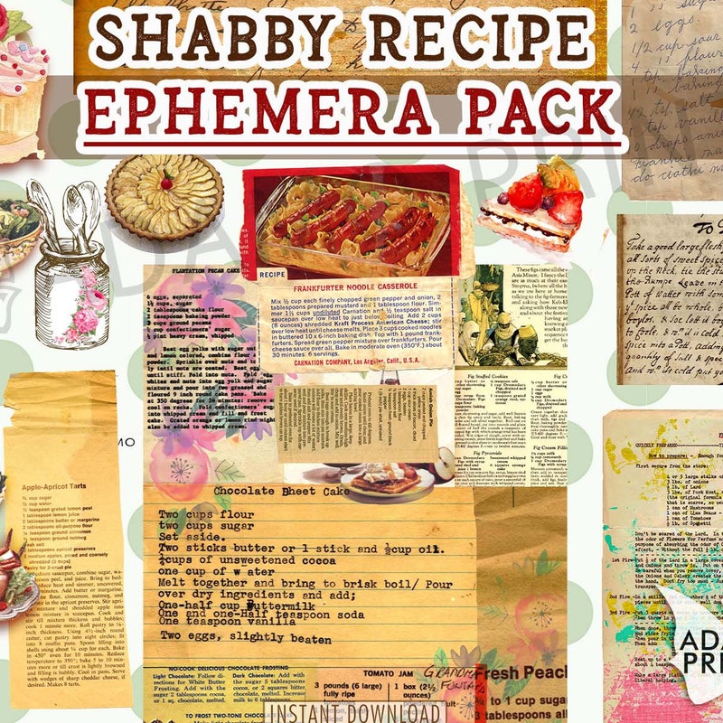 Cooking Scrapbook - Etsy