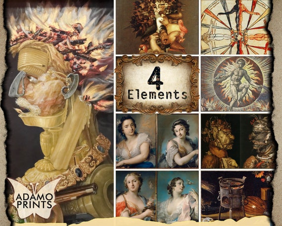 Four Elements Book of Shadows Earth Air Fire & Water - Etsy