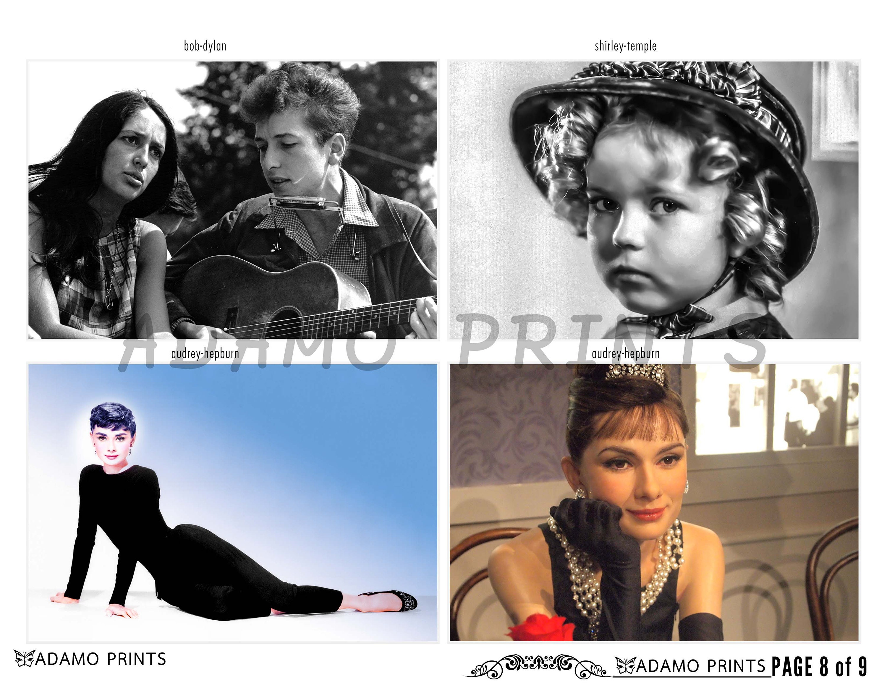 Memory of Celebrities Vintage Photos Digital Images Vintage | Etsy