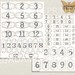 Digital Numbers, Number Labels, Tags, Grunge, Journal Embellishment ...